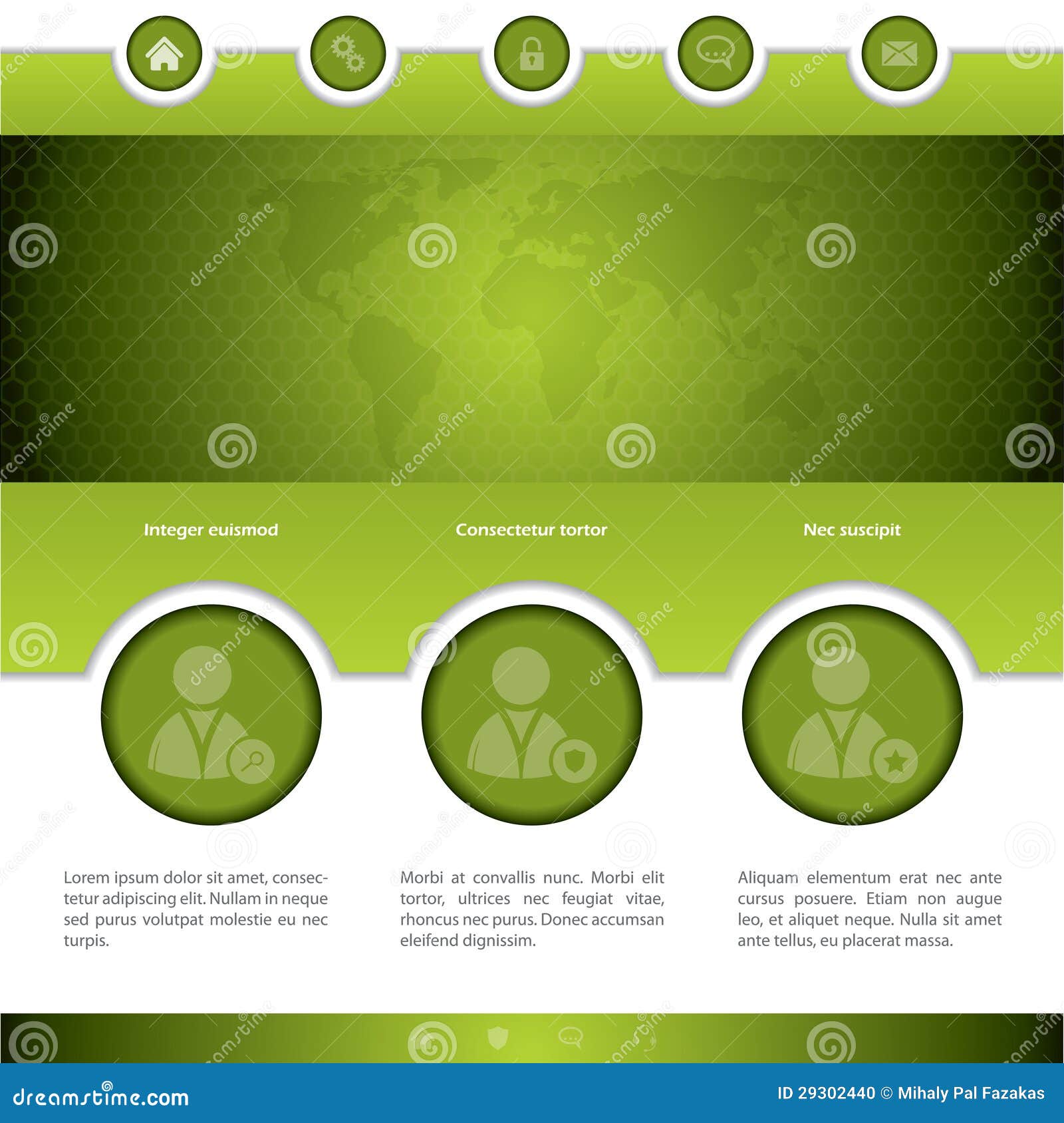 Social Networking Website Design Stock Vector - Illustration of network ...