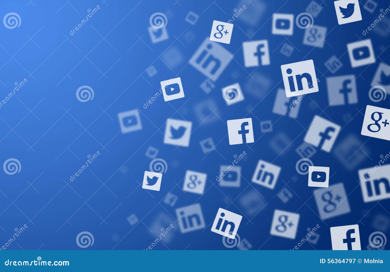 Social networks background editorial photography. Illustration of icons ...