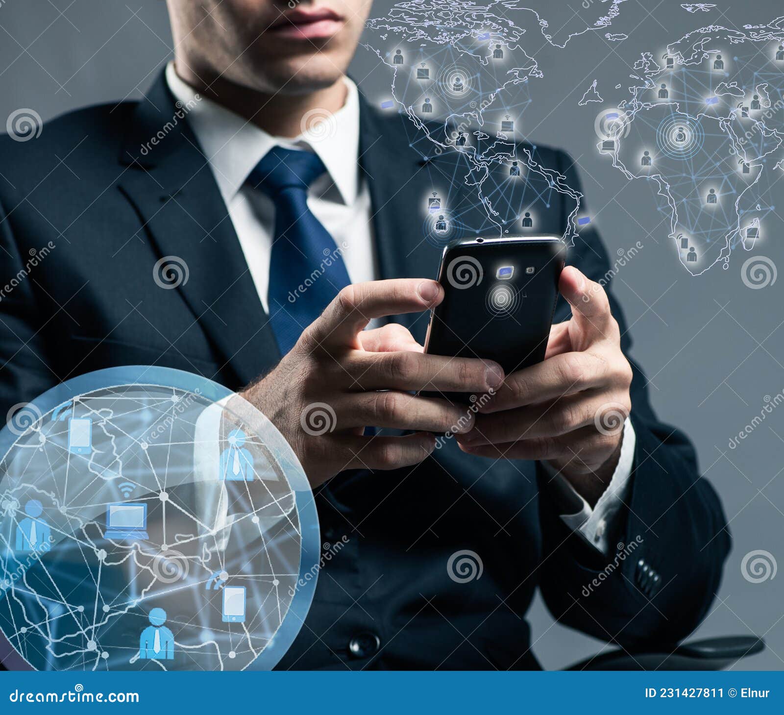 Social Networks and Online Interactions Concept Stock Image - Image of ...