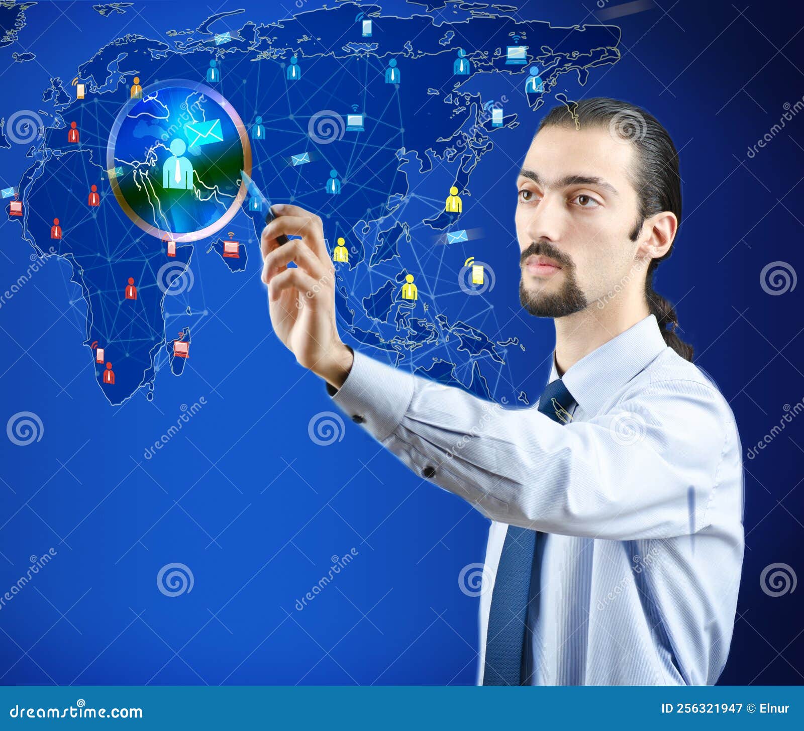 Social Networks and Online Interactions Concept Stock Image - Image of ...