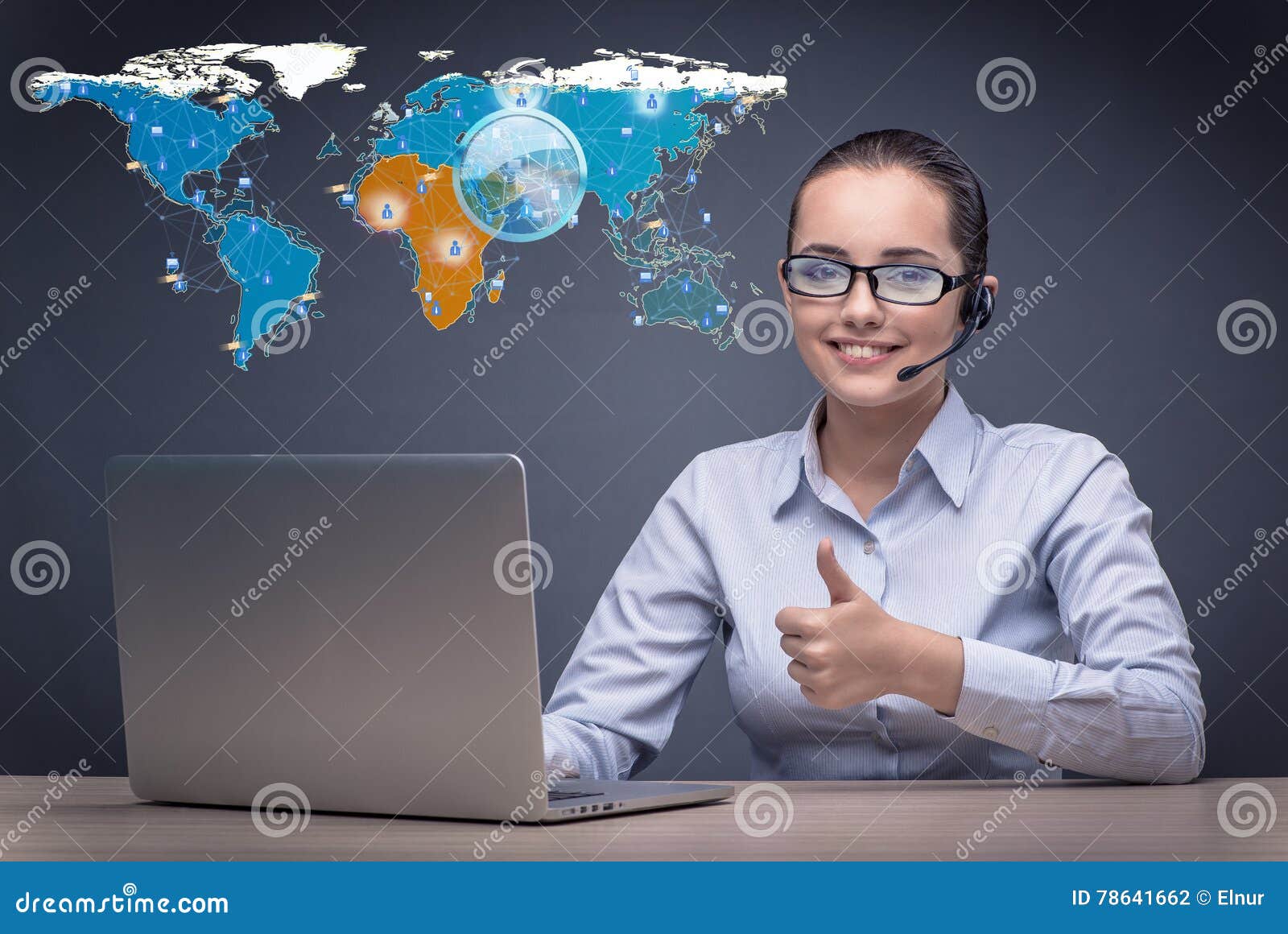 The Social Networks and Online Interactions Concept Stock Photo - Image ...