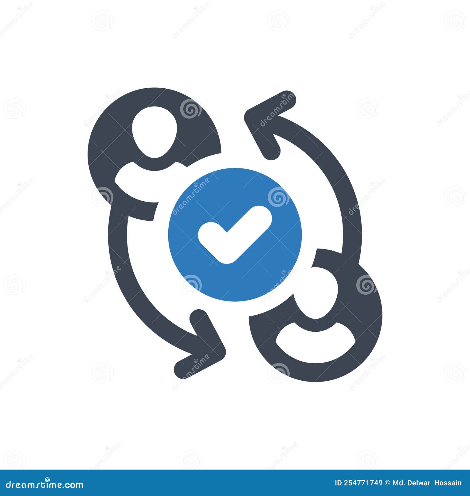Social Person Connection Icon Stock Vector - Illustration of social ...