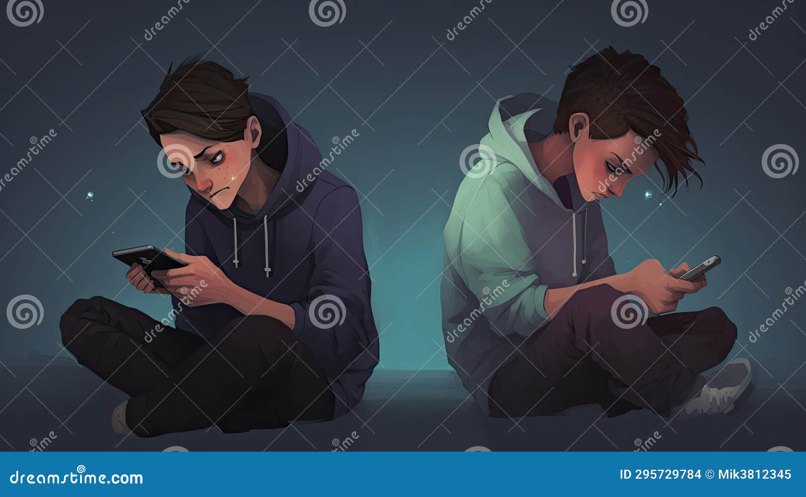 Social Problems Concept Image. A Group Of People Protest To Enforce ...