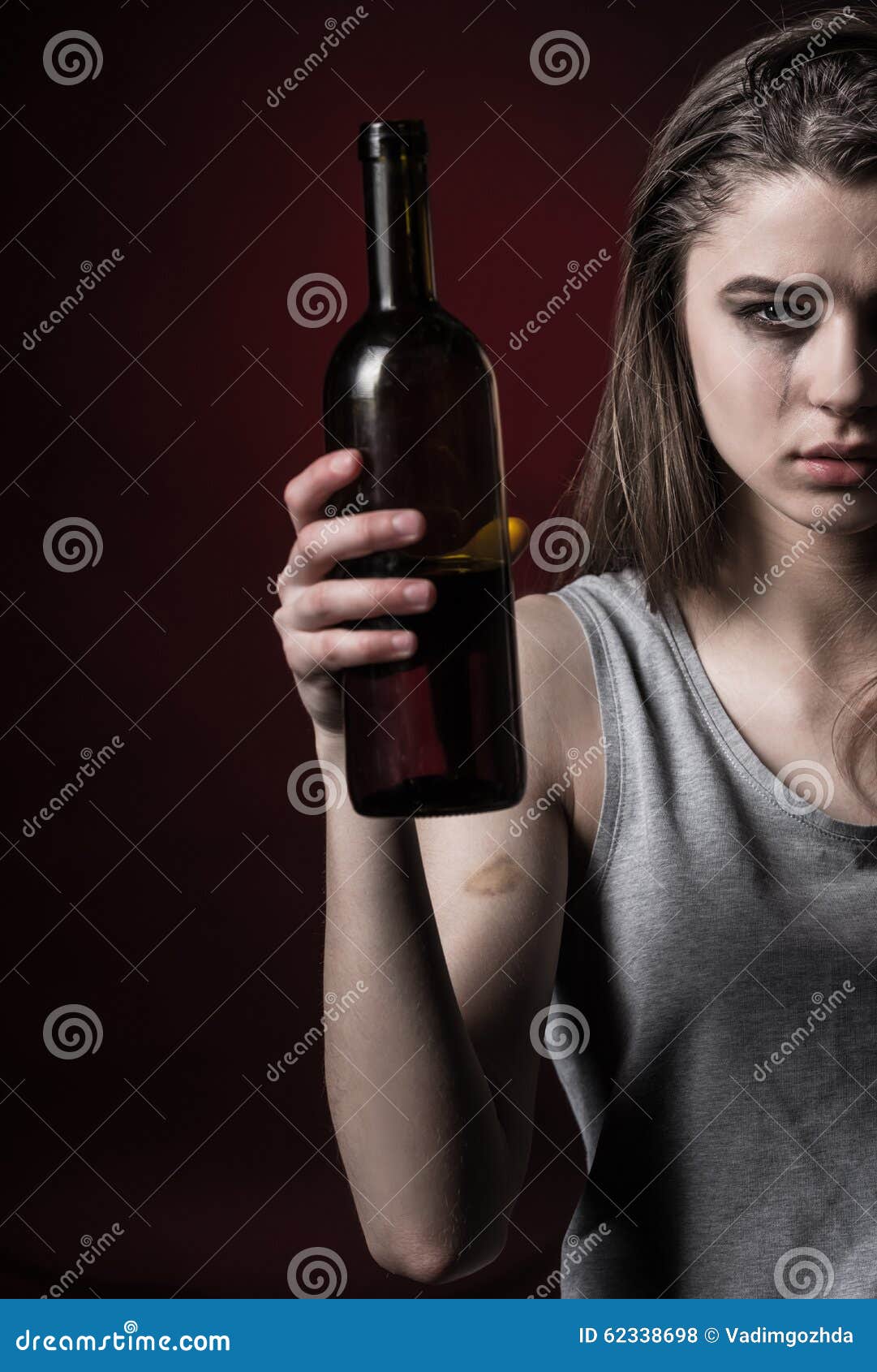 Social problems woman stock photo. Image of concept, drunk - 62338698