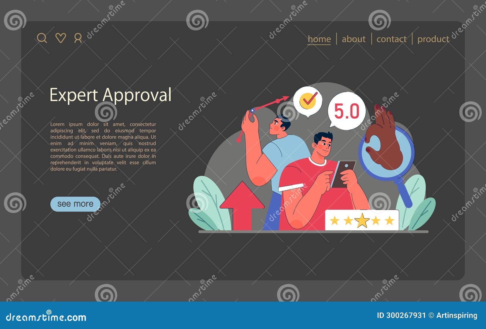Social Proof and Expert Approval Concept. Illustrating the Impact Stock ...