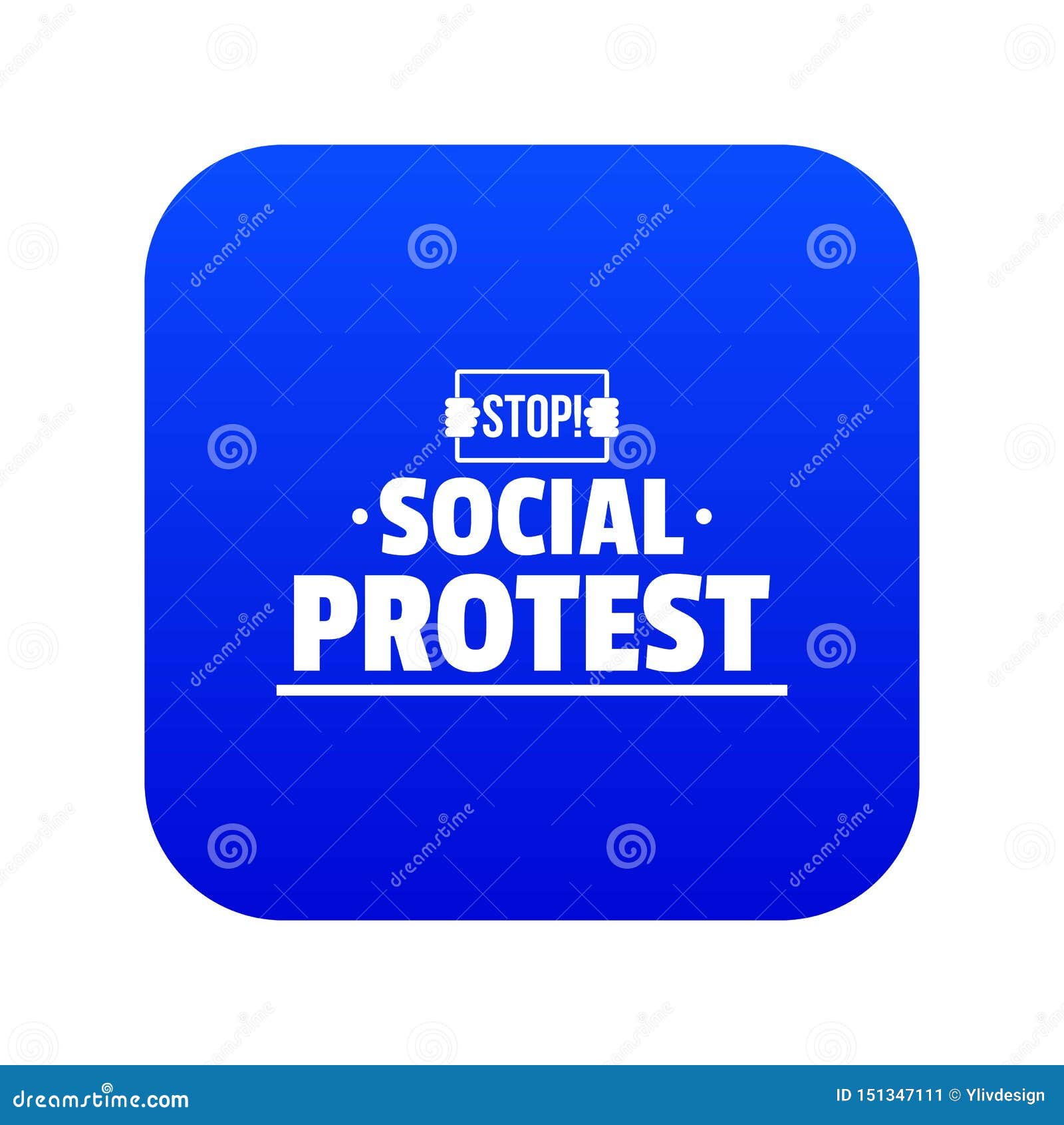 Social Protest Brochure Template Layout. Public Demonstration Flyer ...