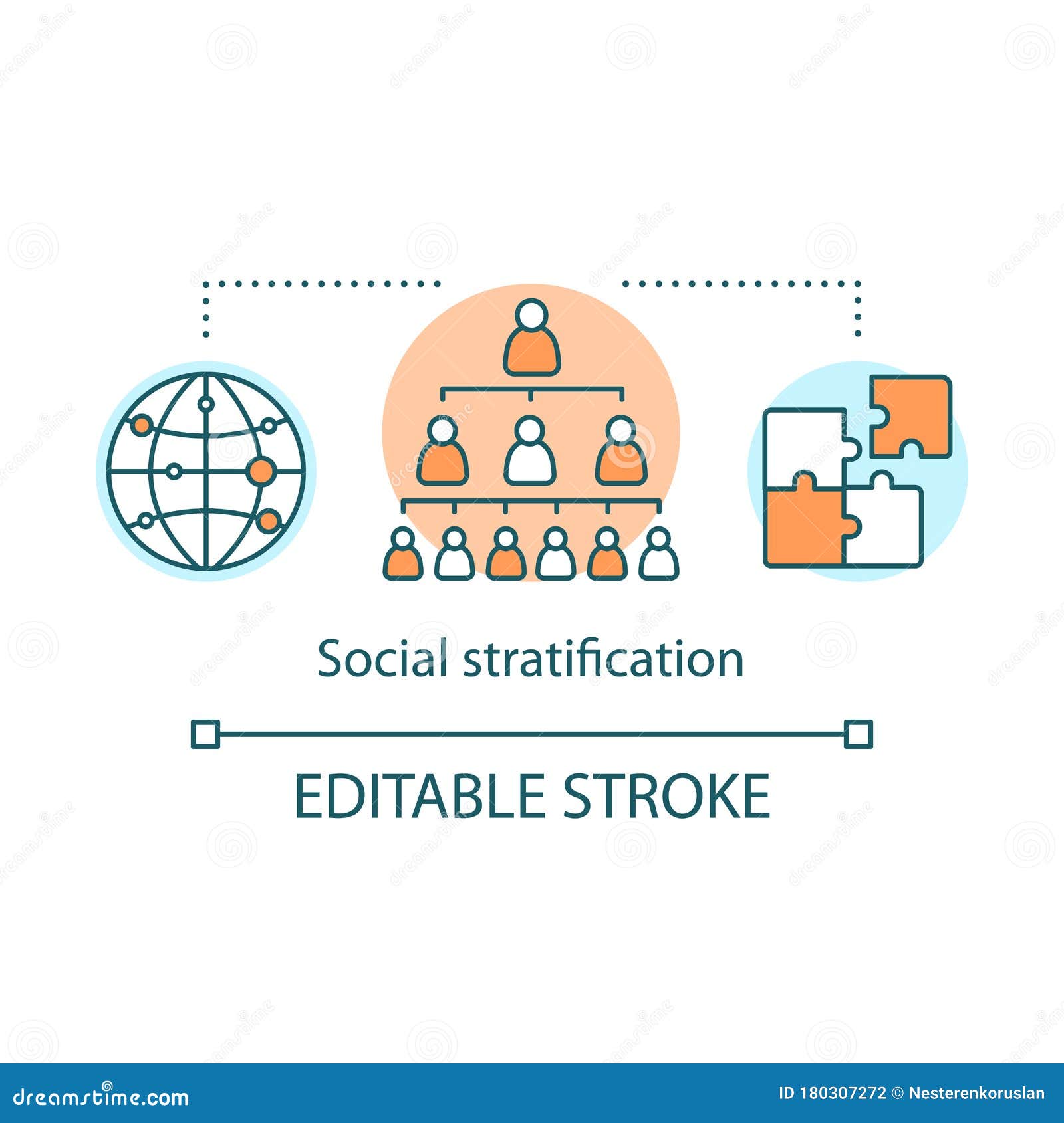Social Satisfaction Concept Icon. Social Hierarchy, Classes and ...