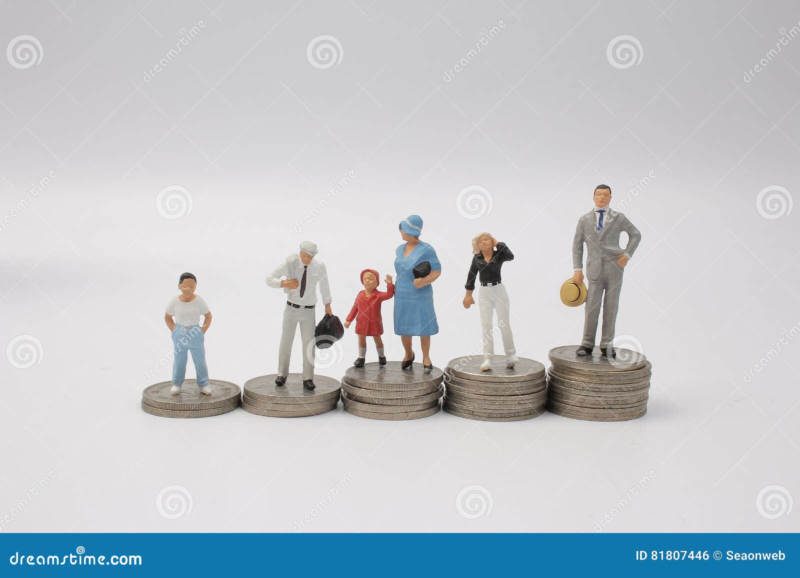Social Scale-concept of Various Persons Stock Photo - Image of crowd ...