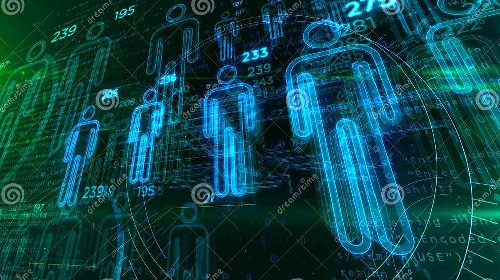 Social Scoring and People Rating Looping Concept Stock Illustration ...