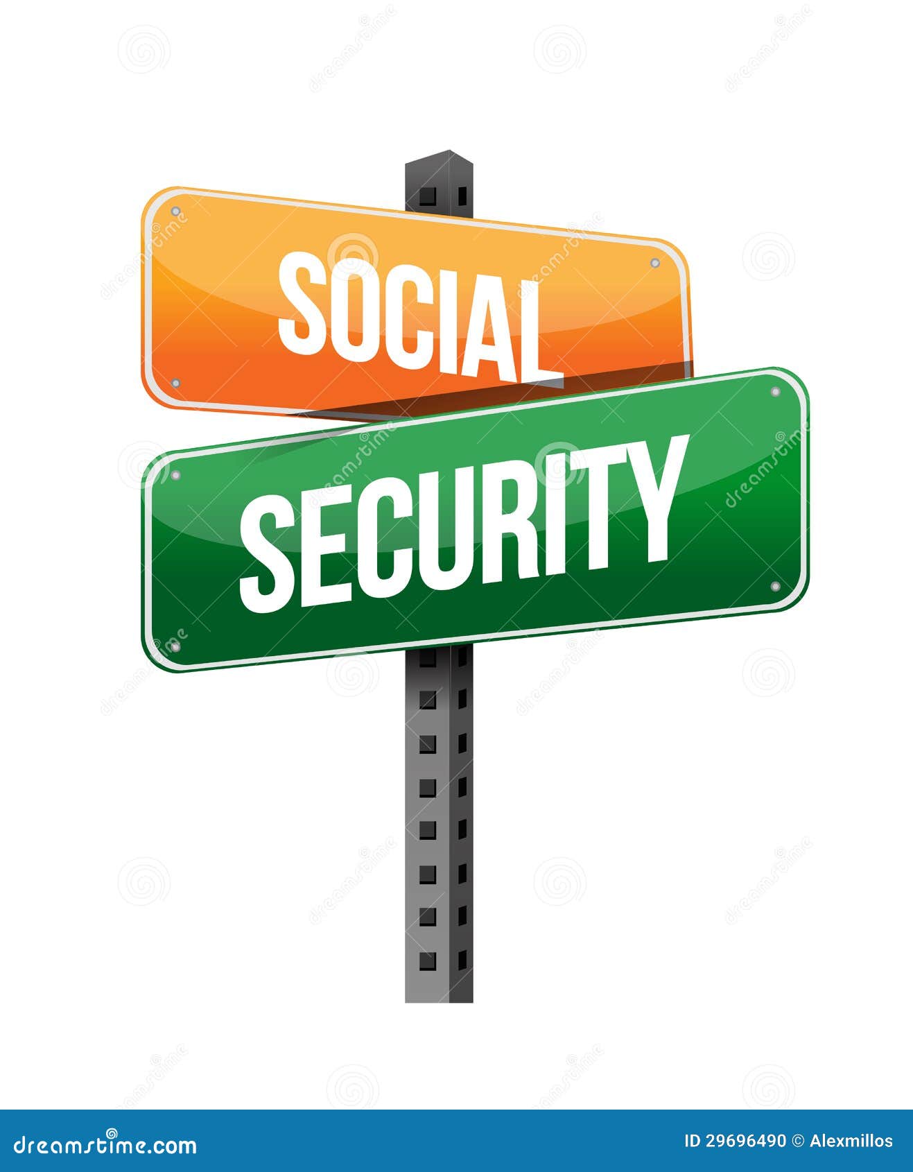 Social security stock illustration. Illustration of graphic - 29696490