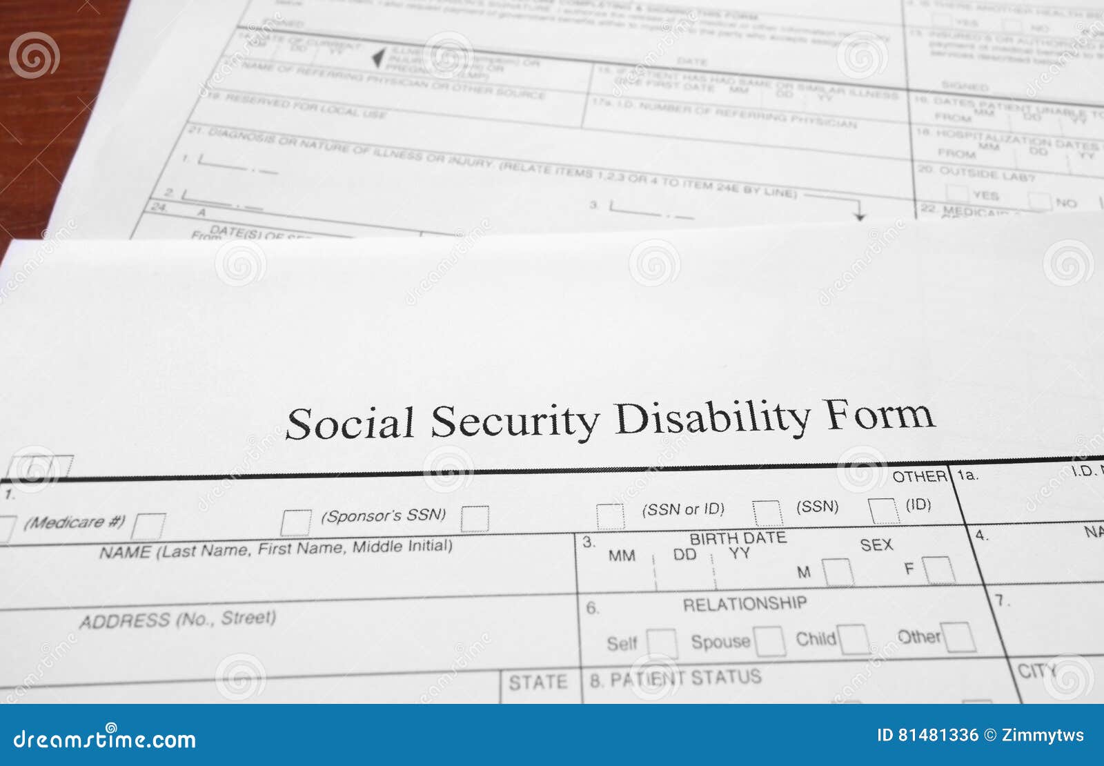 Social Security disability stock photo. Image of health - 81481336
