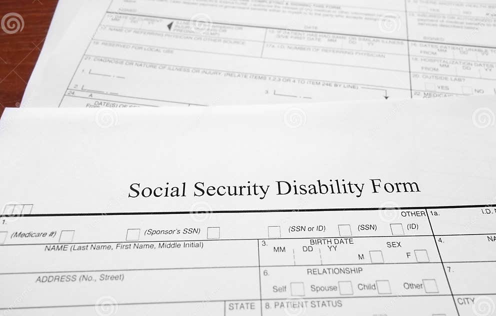 Social Security disability stock photo. Image of health - 81481336