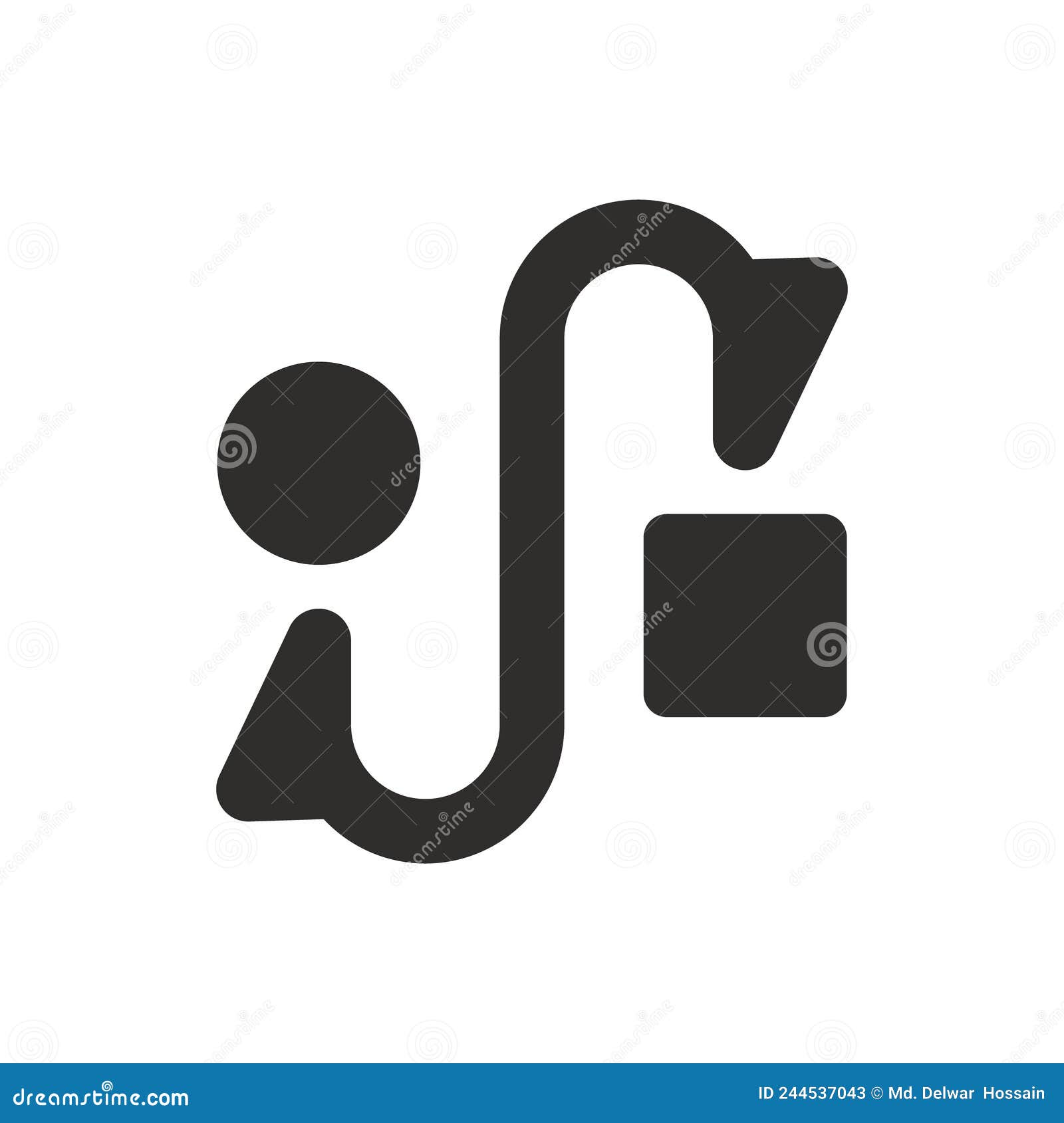 Social Share, Send, Data, Like Symbol For Web. Media Button Sign, Flat ...