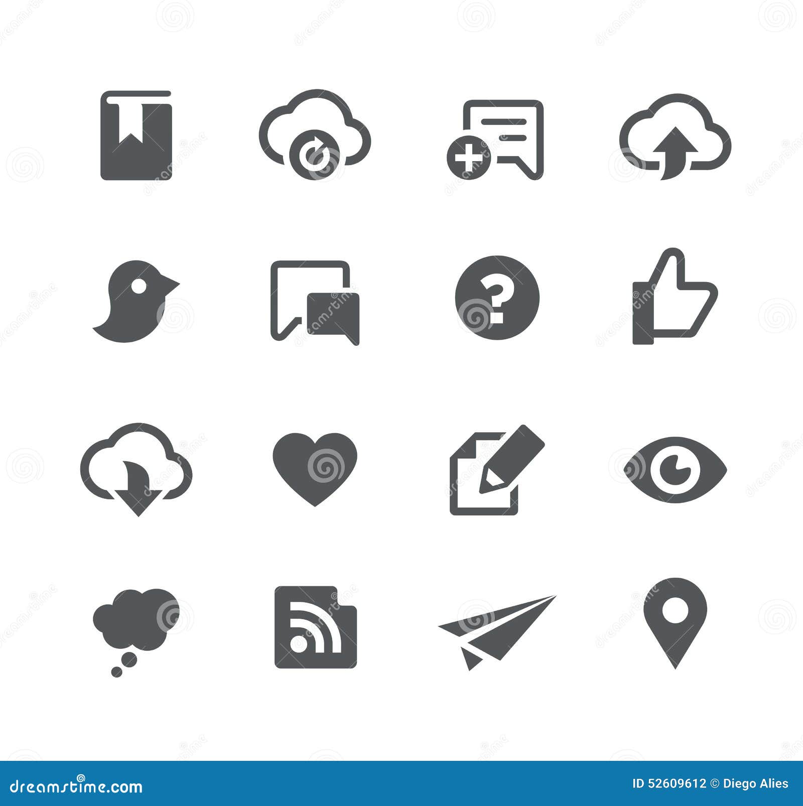 Social Sharing // Apps Interface Stock Vector - Illustration of book ...