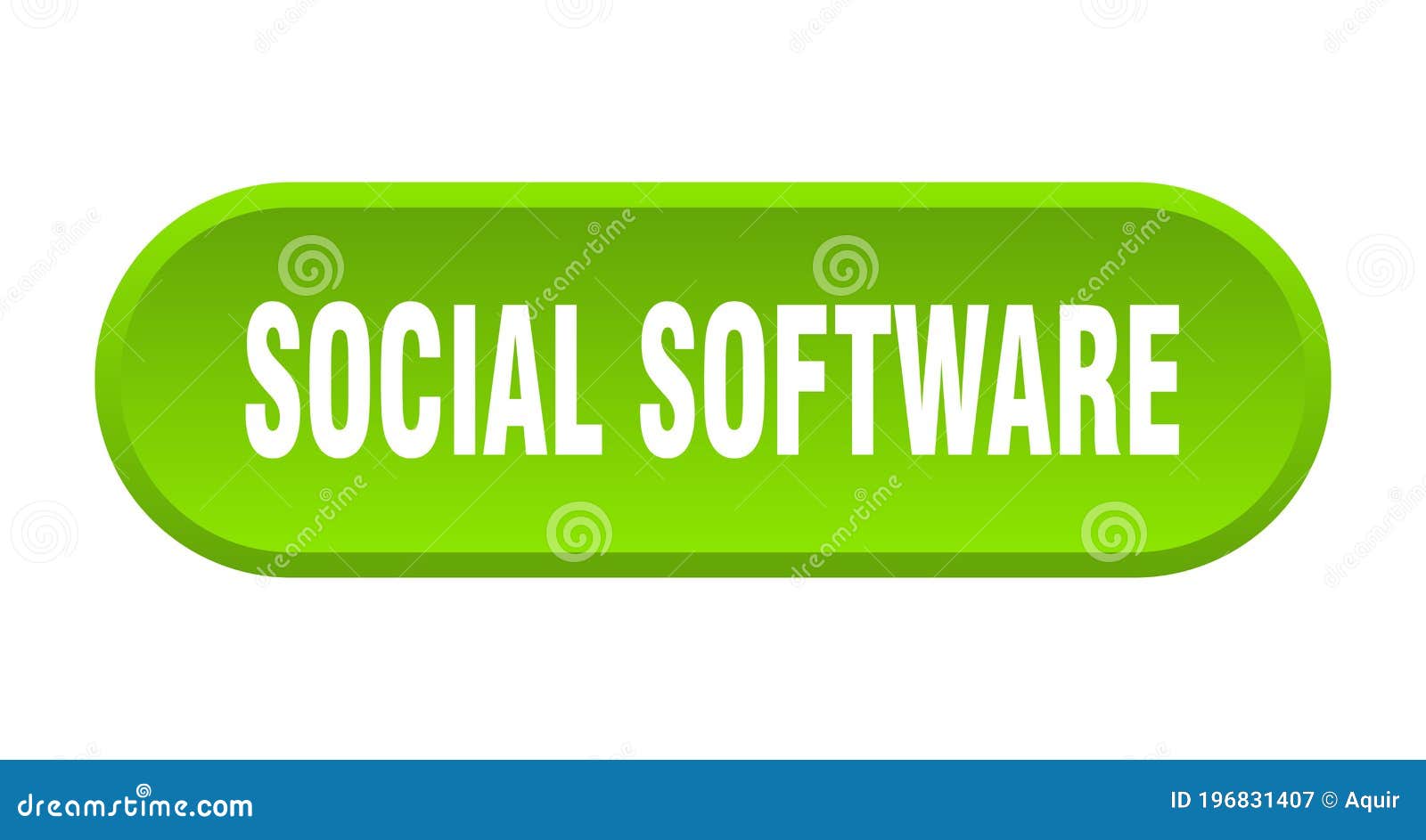 Social software button stock vector. Illustration of website - 196831407
