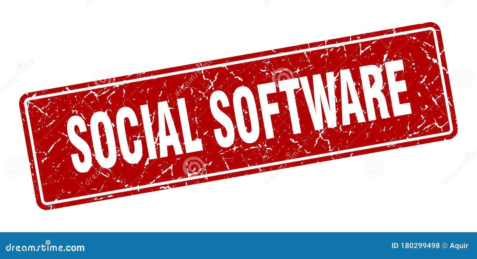 Social Software Sign. Social Software Grunge Stamp Stock Vector ...