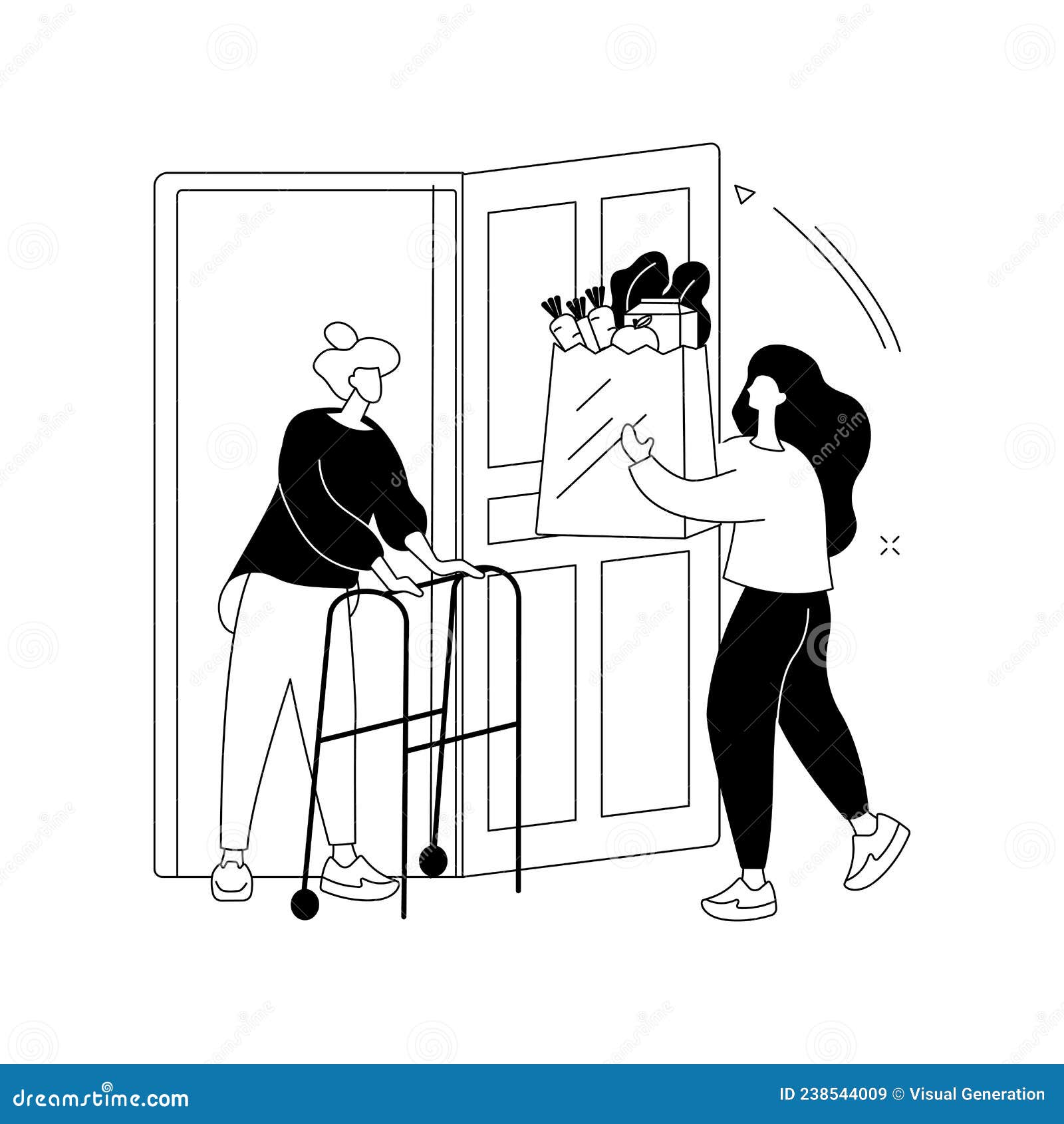 Social Work Abstract Concept Vector Illustration. Stock Vector ...