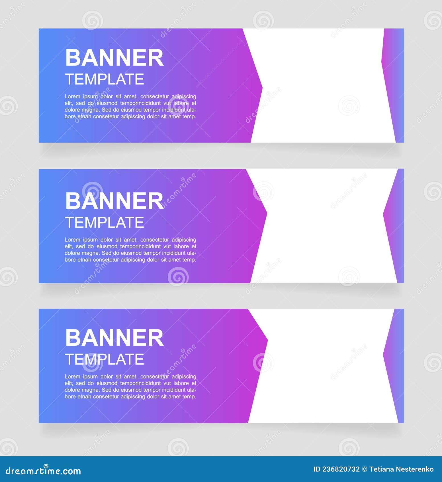 Social Work Online Class Web Banner Design Template Stock Vector ...