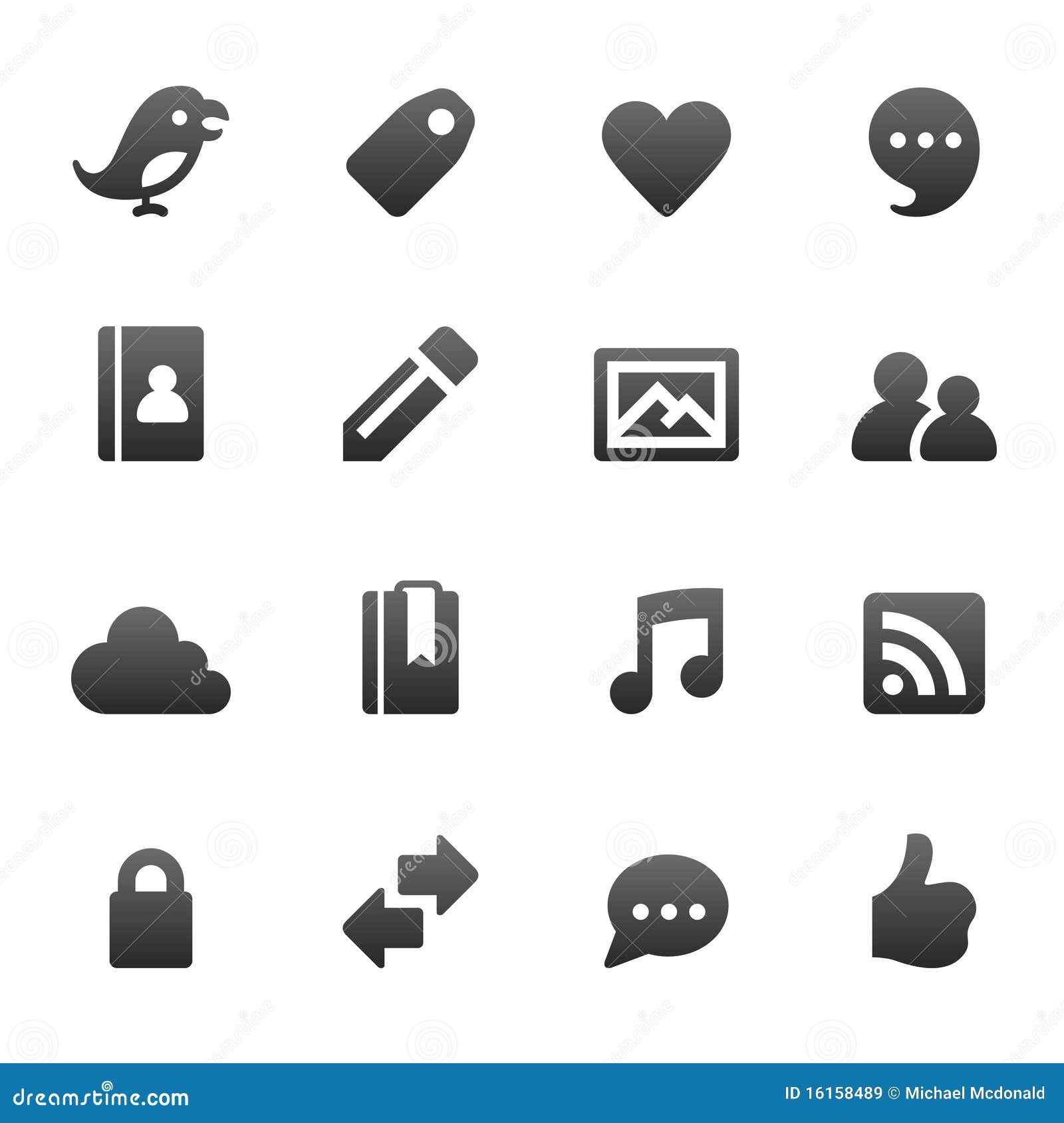 Sociale media pictogrammen vector illustratie. Illustration of reeks ...