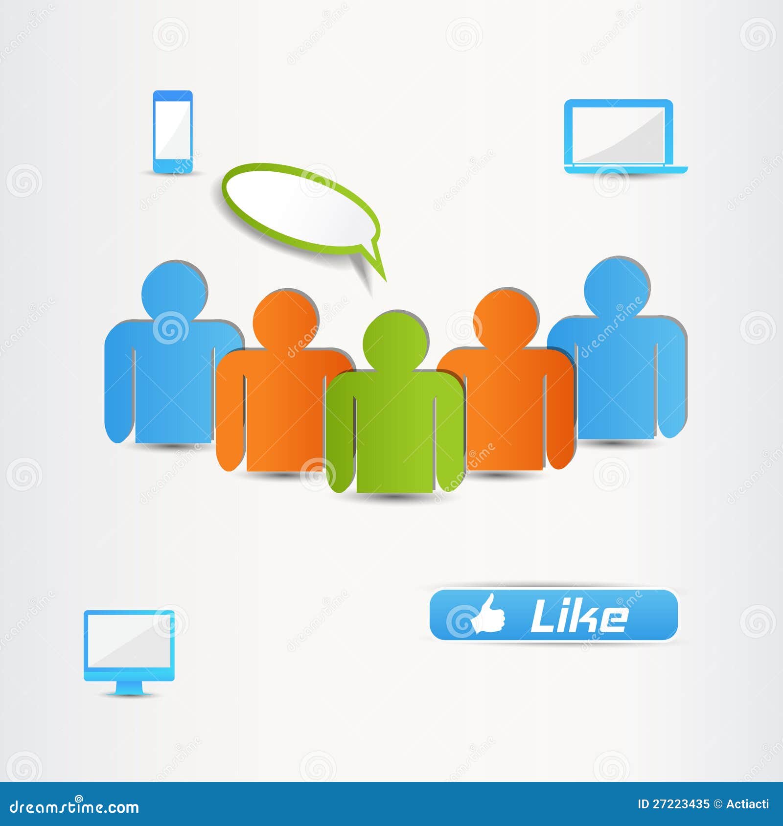 Sociale media pictogrammen vector illustratie. Illustration of camera ...