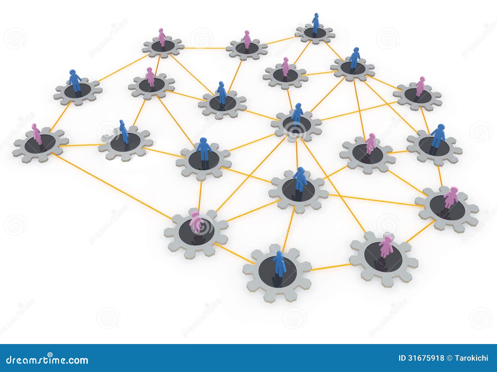 Sociale netwerken stock illustratie. Illustration of mensen - 31675918
