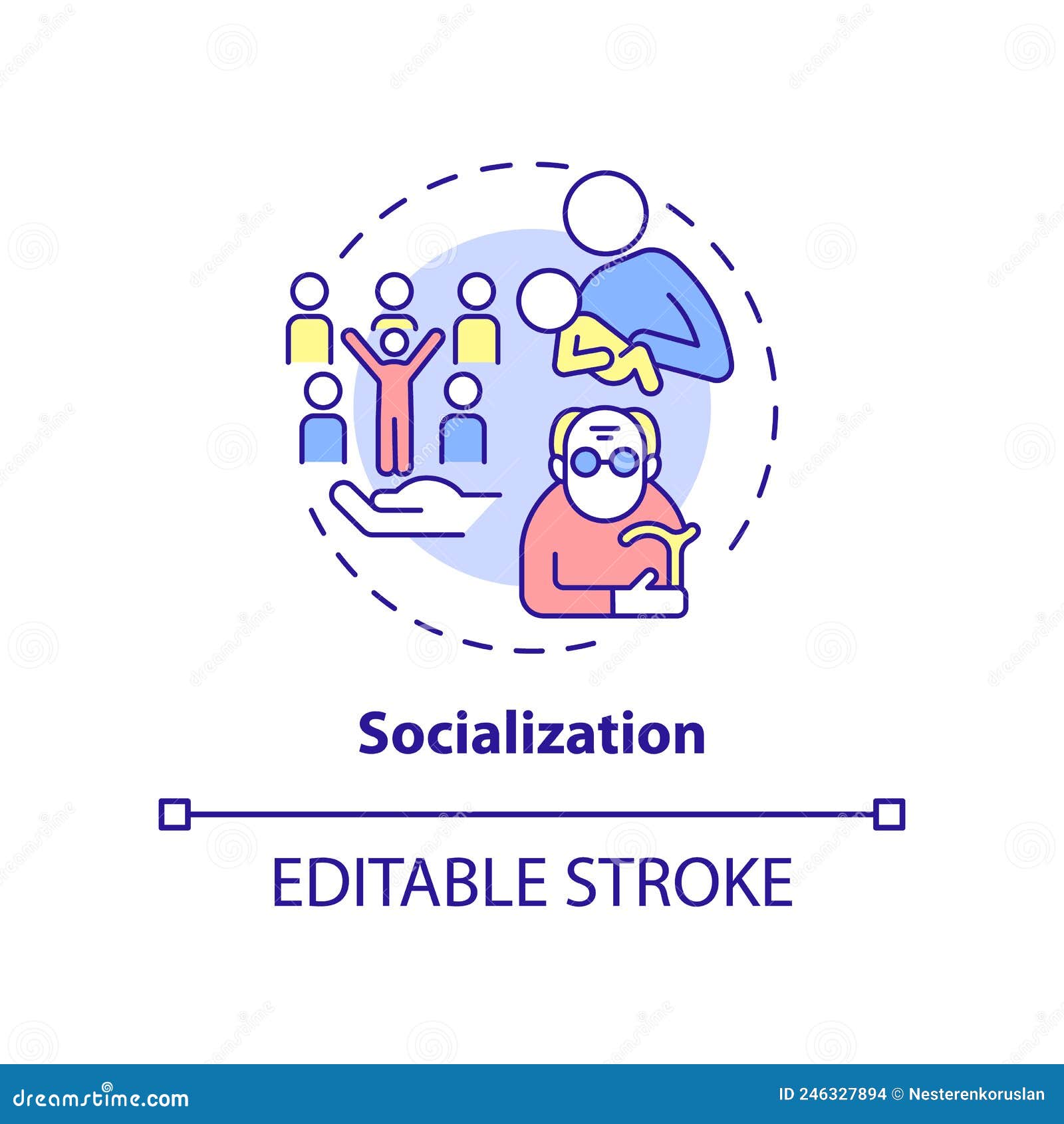 Socialization Complex Like A Puzzle - Pictured As Word Socialization On ...