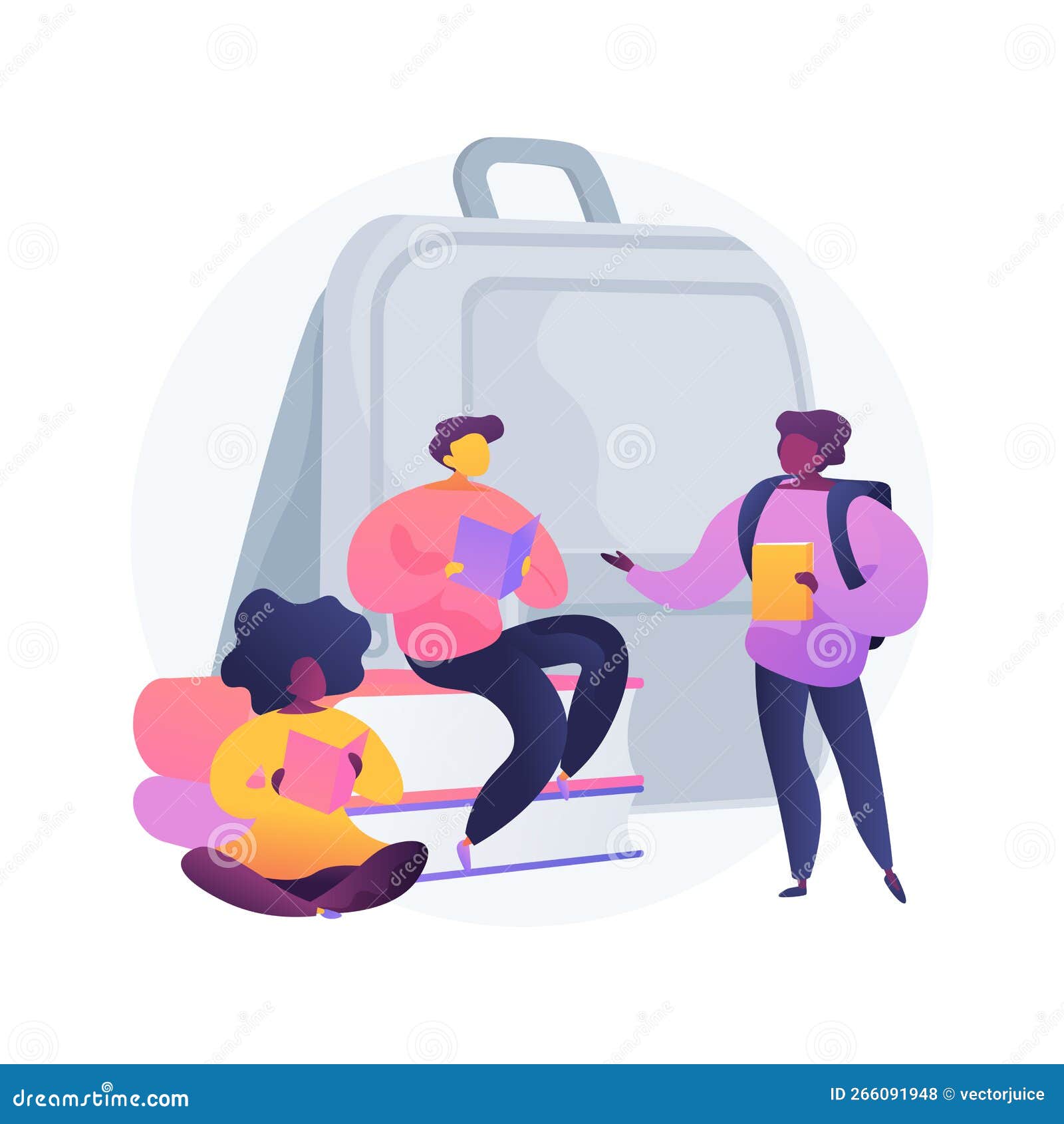 Socialization of Pupils Abstract Concept Vector Illustration Stock ...