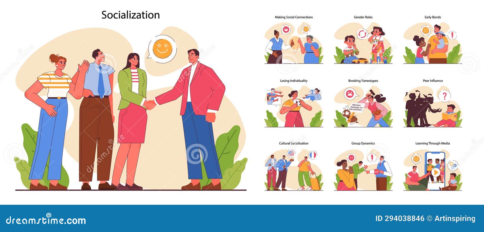 Socialization. Communication Skill Development. Female Characters ...