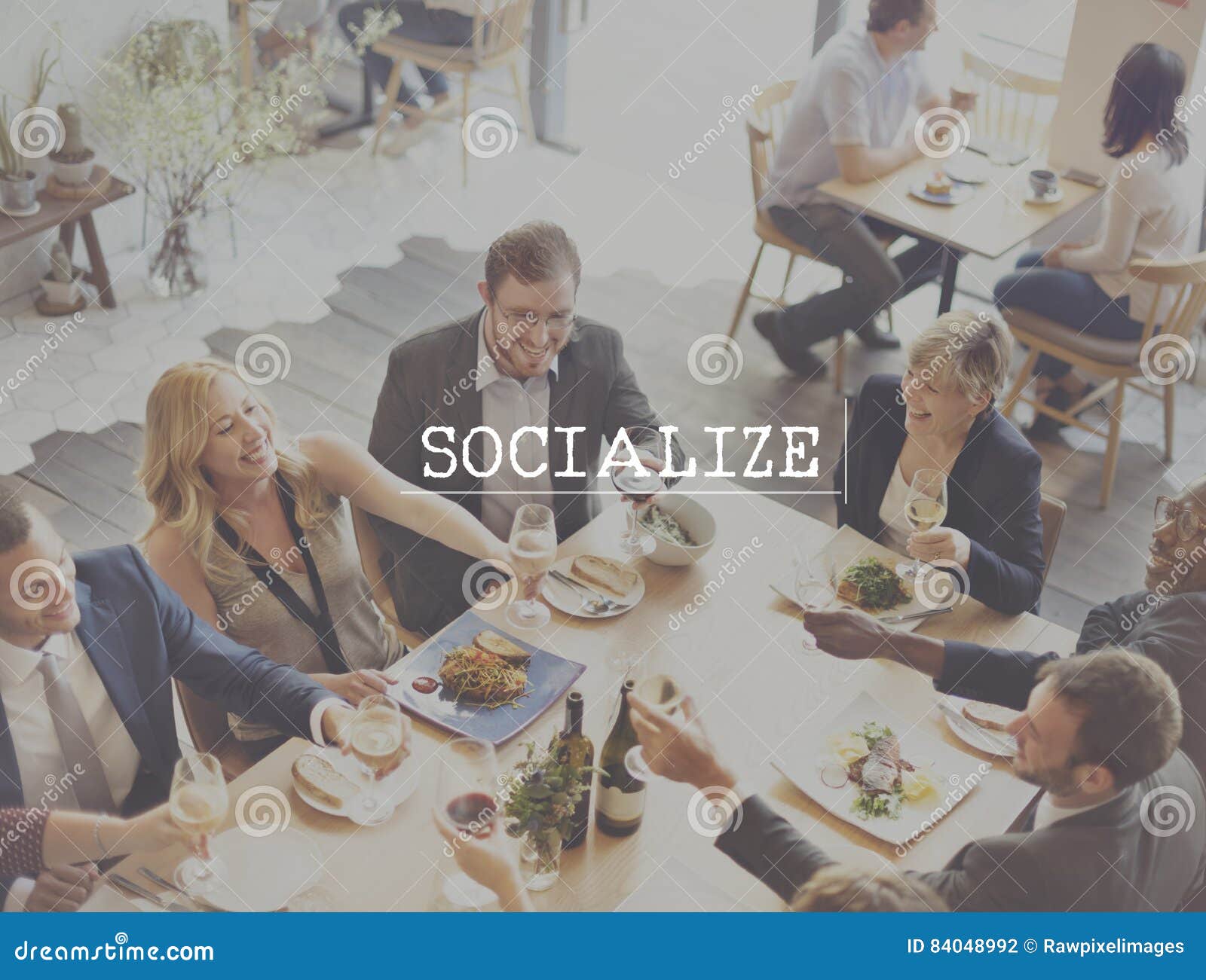 Socialize Community Network Society Unity Group Concept Stock Photo ...