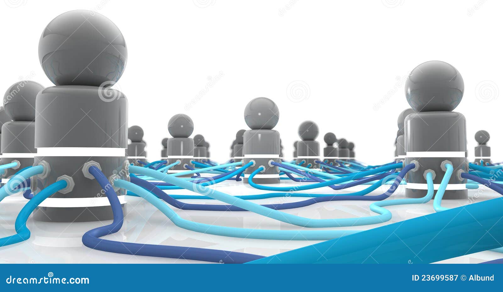 Interconnection Complex Like A Puzzle - Pictured As Word ...