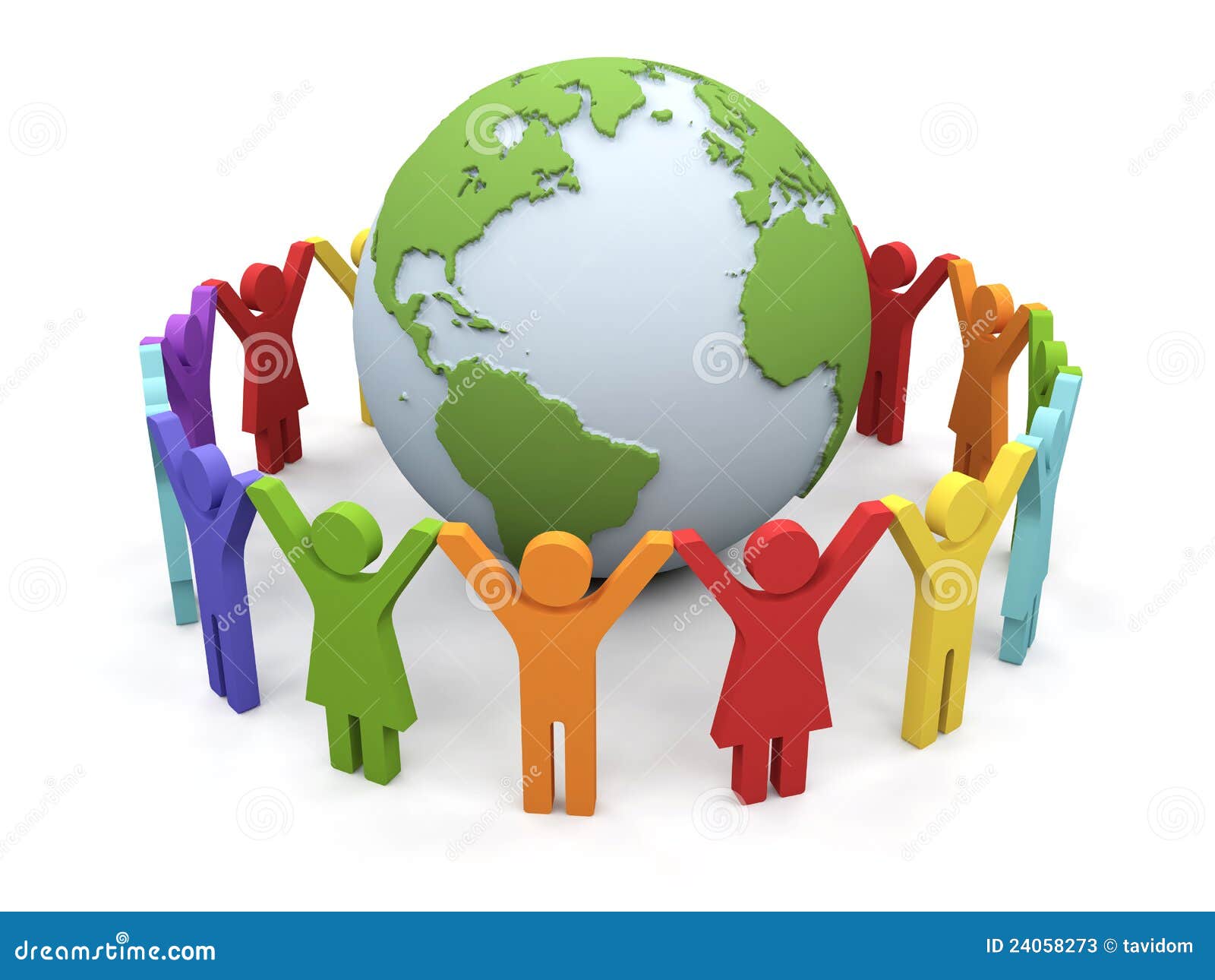 Sociedad del mundo. stock de ilustración. Ilustración de standing ...