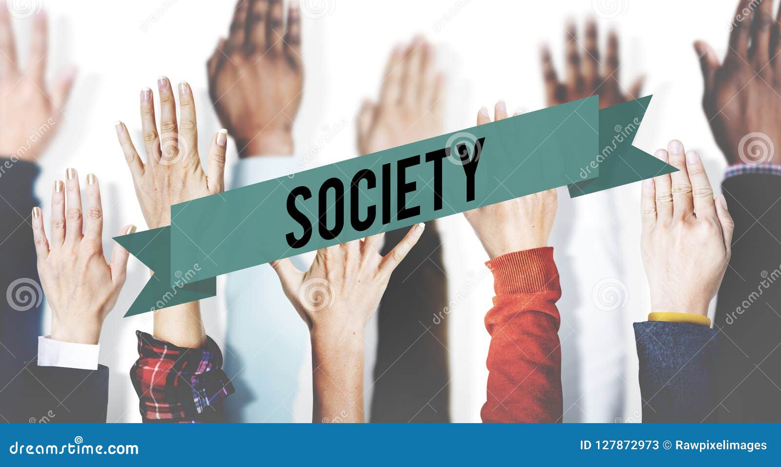 Society Connection Diversity Community Human Hand Concept Stock Image ...