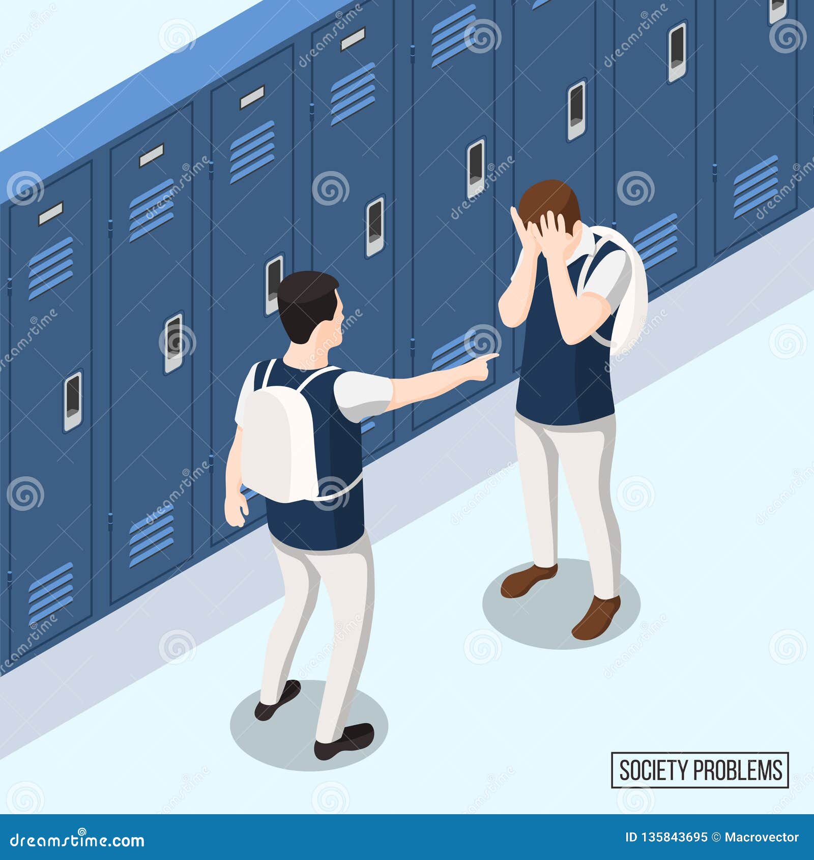 Teens Problems. Unhappy Student At Lessons. Information Excessive ...