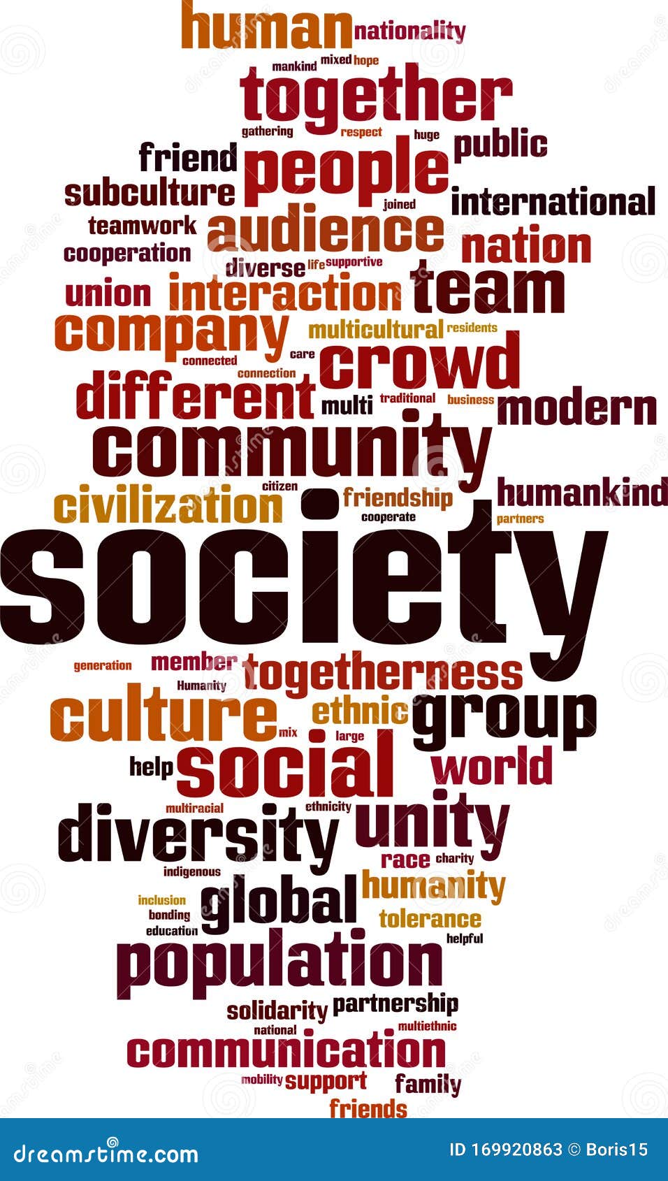 Society word cloud stock vector. Illustration of company - 169920863