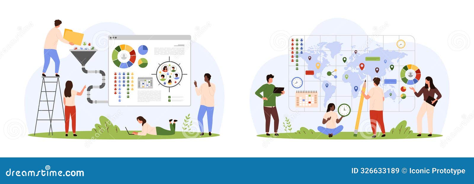 Sociology, Global Population, Interaction Analysis Set, Tiny People ...
