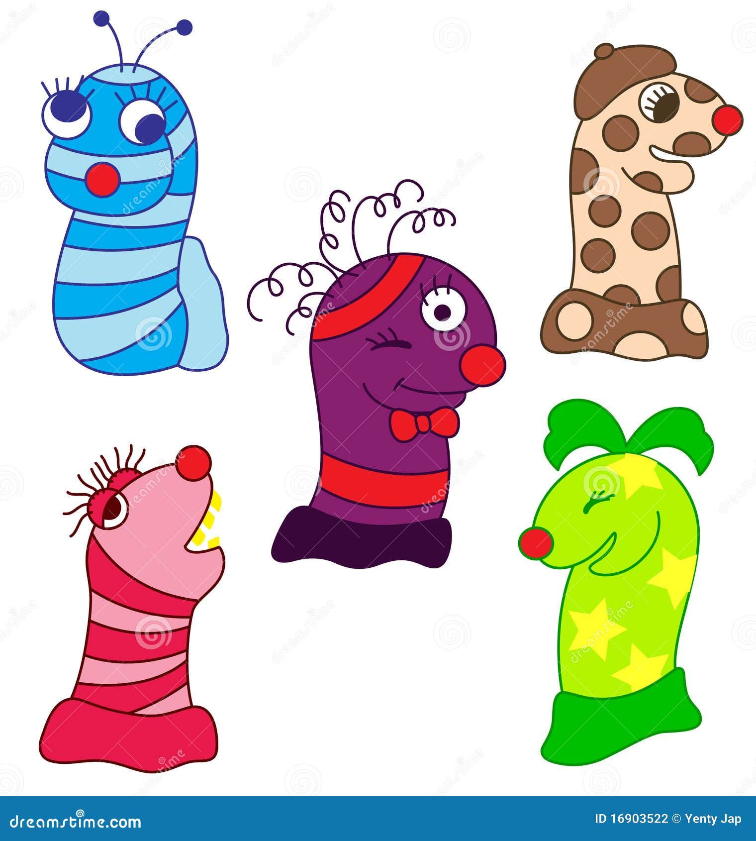 Sock Monsters stock vector. Illustration of nightmare - 16903522