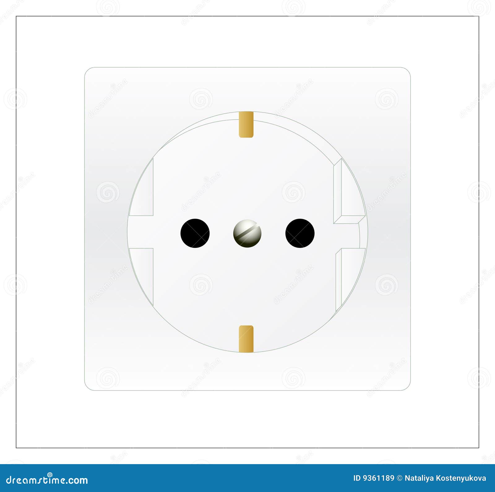 Socket stock vector. Illustration of industry, equipment - 9361189