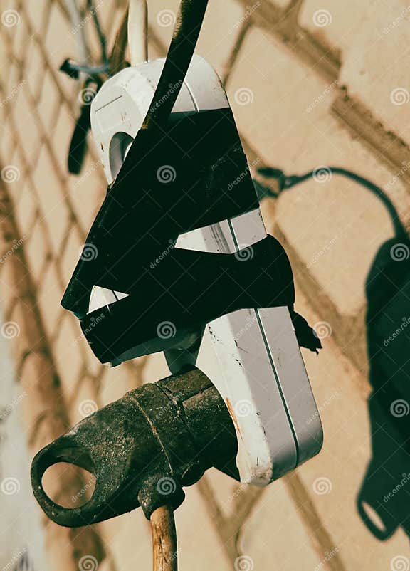 The Socket Adapter is Wrapped with Electrical Tape Stock Photo - Image ...