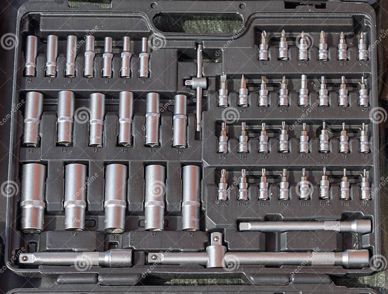 Socket Bits Set stock image. Image of numbers, metric - 266584951