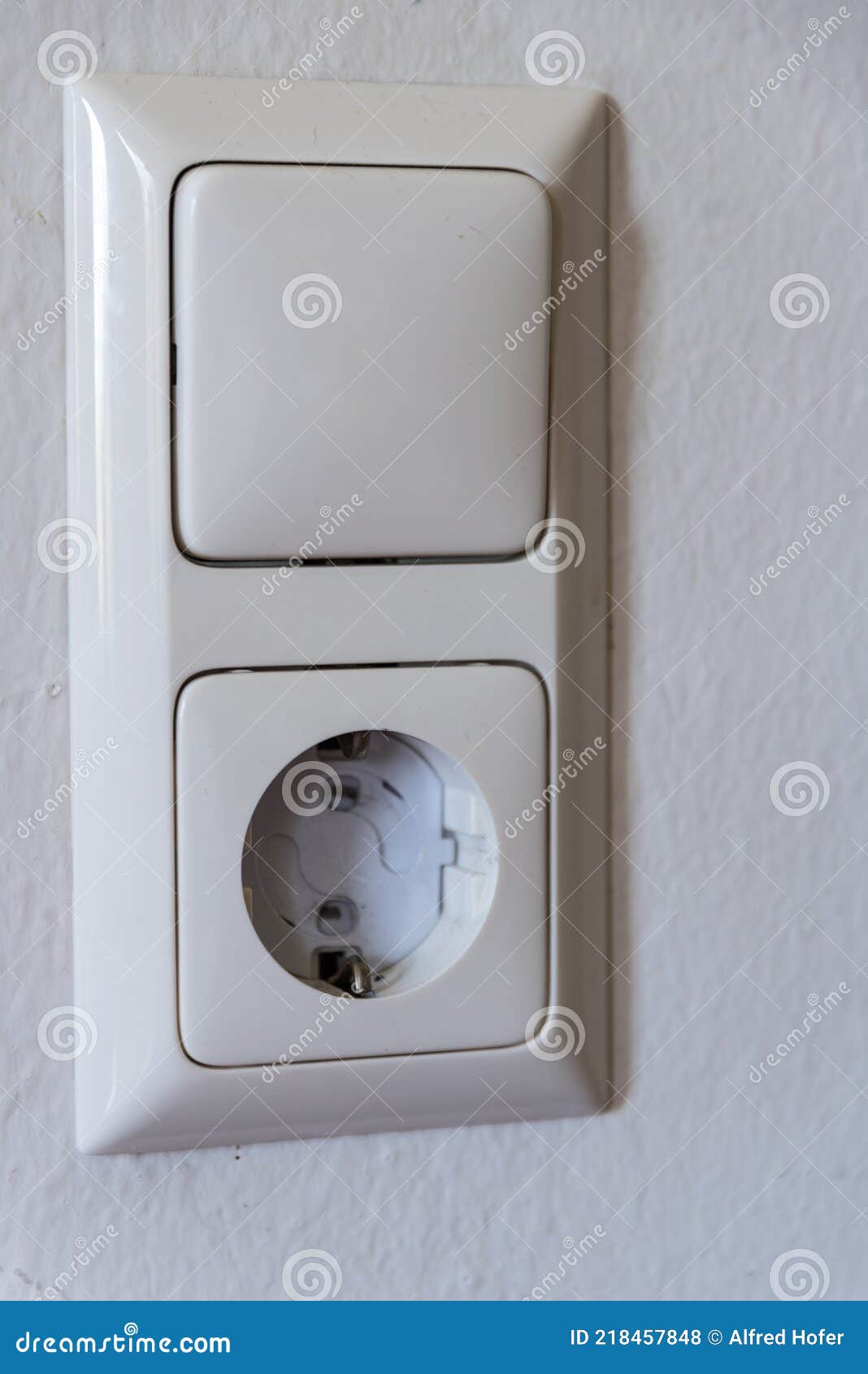 Socket with Child Safety, Safety Socket Stock Photo - Image of ...