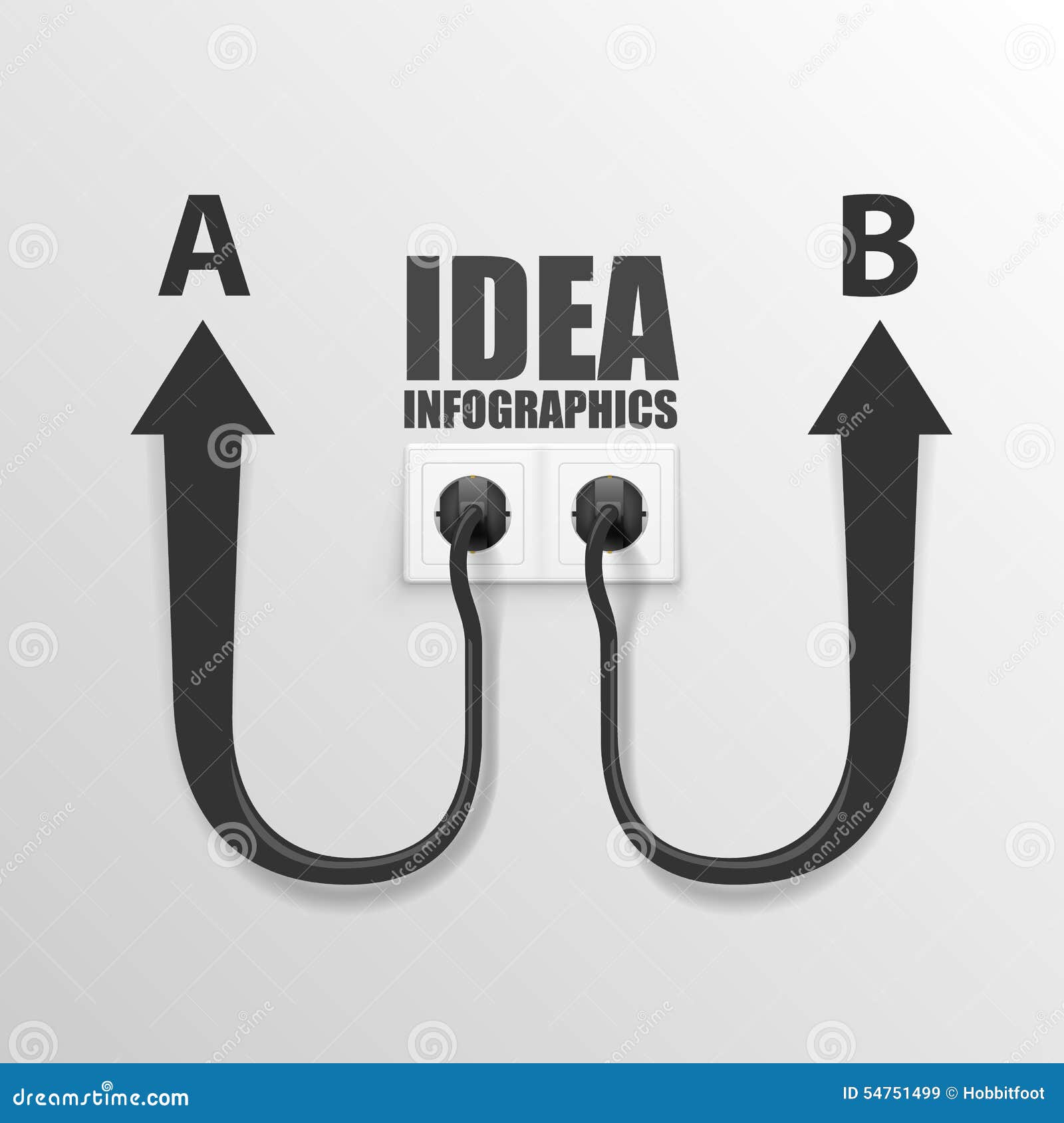 Socket with a Choice of Information Stock Vector - Illustration of ...
