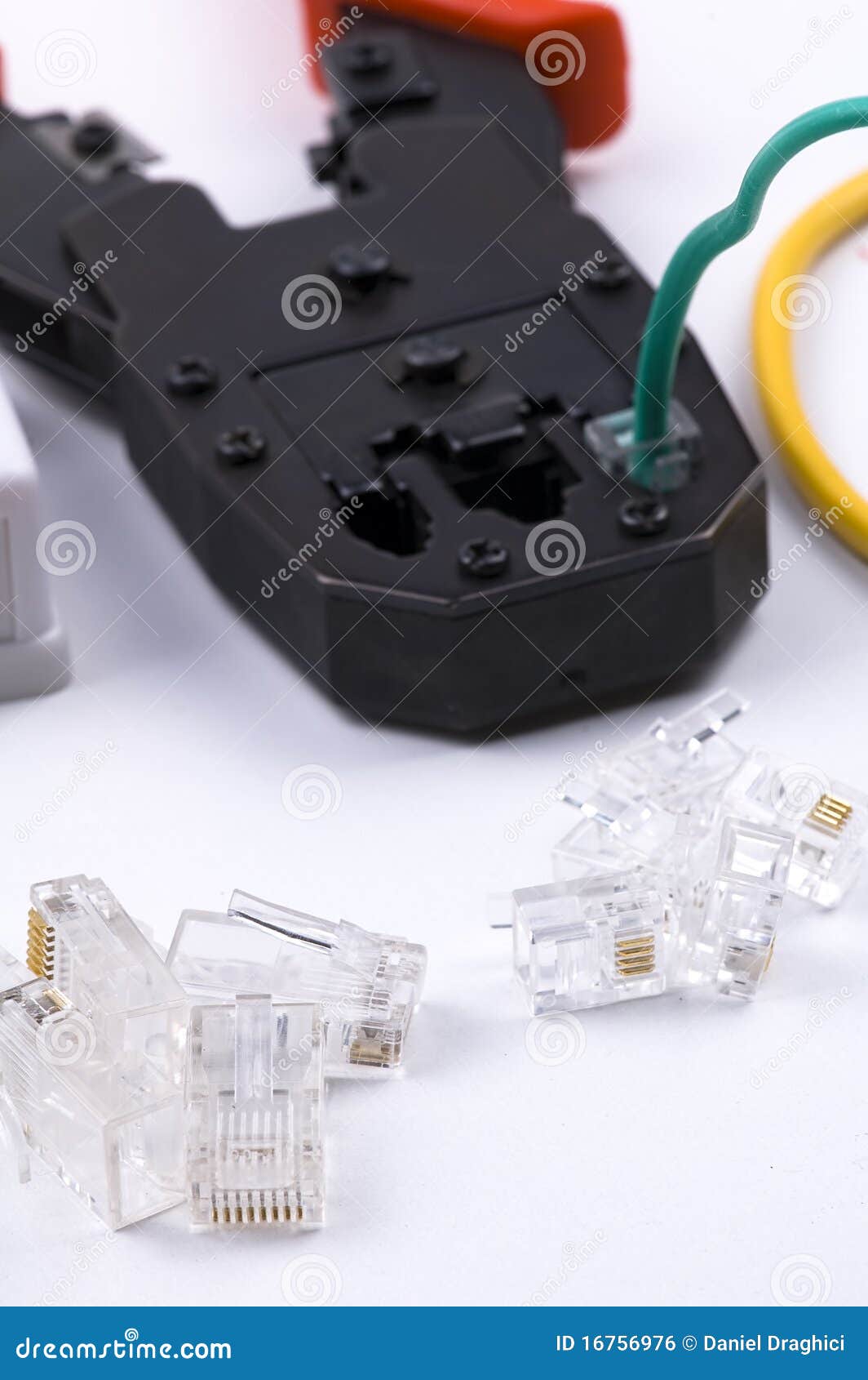 Crimping Tool With RJ45 Jack Royalty-Free Stock Photo | CartoonDealer ...