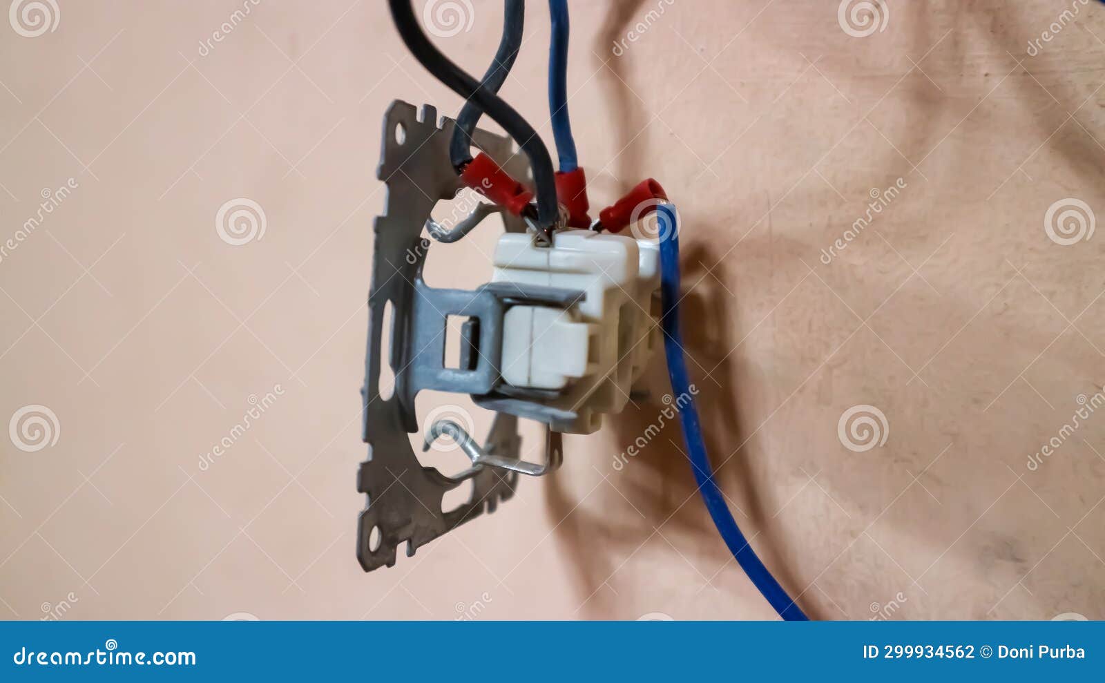 The Socket is Damaged and is Being Repaired Stock Photo - Image of ...