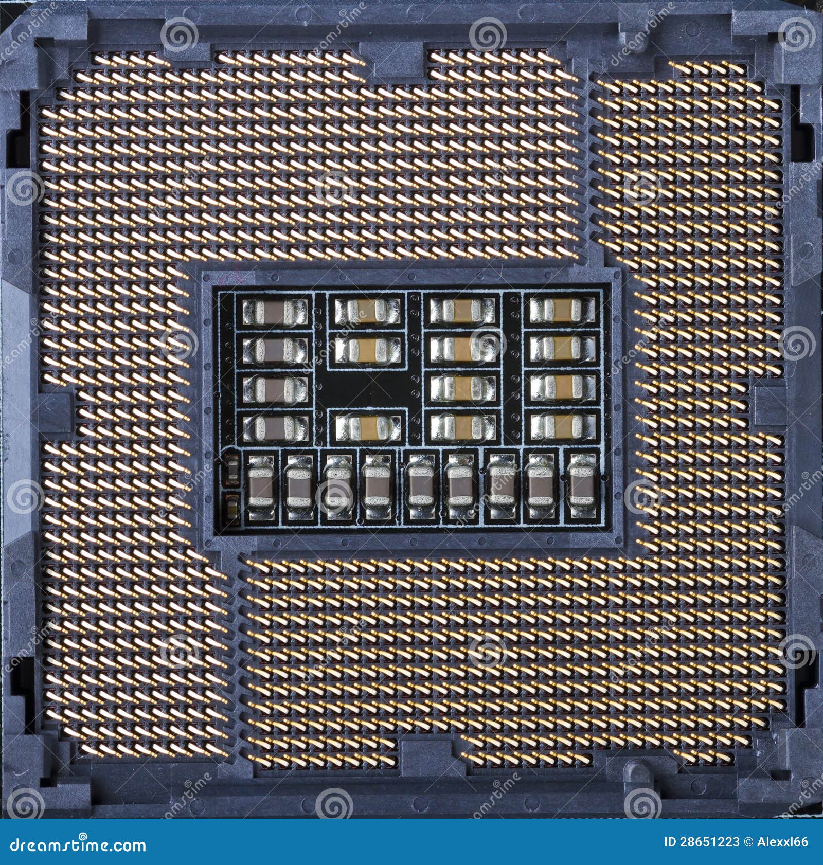 Socket de la CPU imagen de archivo. Imagen de acceso - 28651223