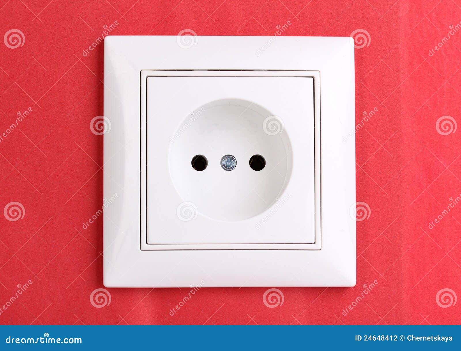 Socket eléctrico blanco foto de archivo. Imagen de electricidad - 24648412