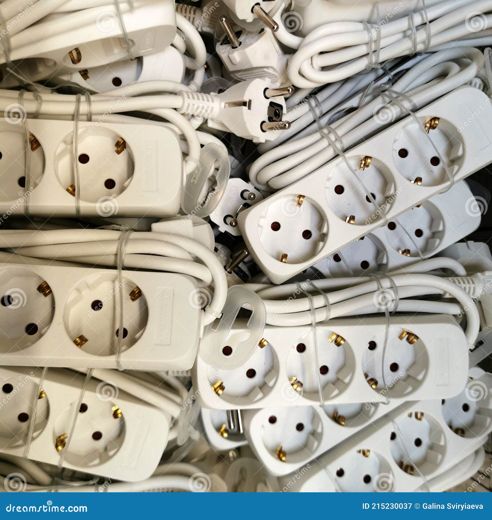 Socket, Electric Tee, Safety Industrial Background Stock Image - Image ...