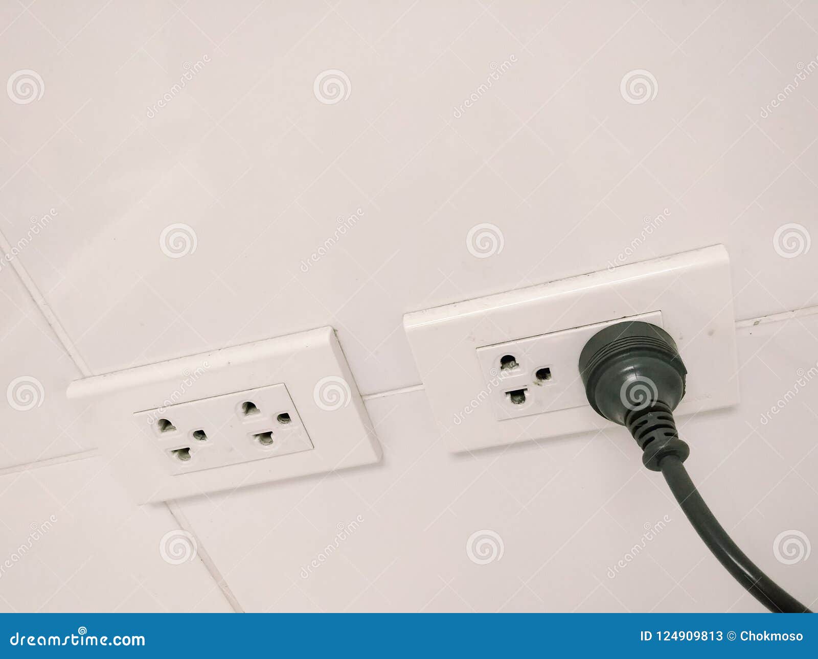 The socket electricity stock image. Image of technology - 124909813