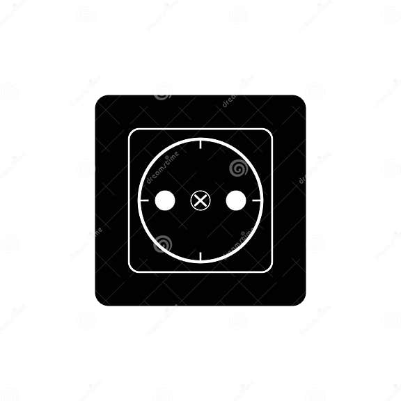 Socket Icon Illustrator Free Stock Vector - Illustration of equipment ...