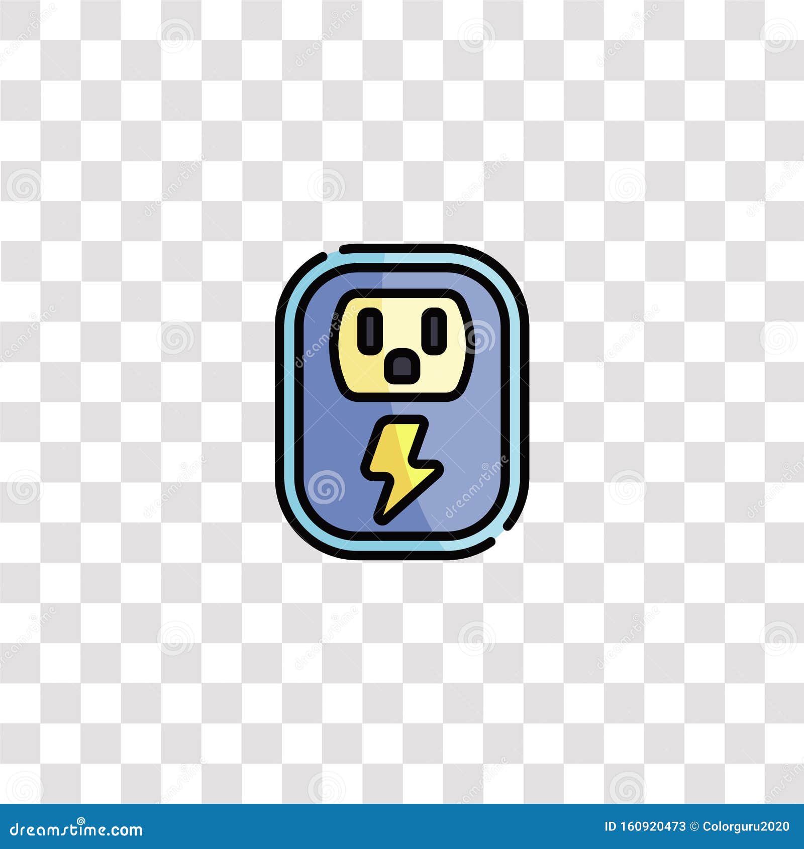 Socket Icon Sign and Symbol. Socket Color Icon for Website Design and ...