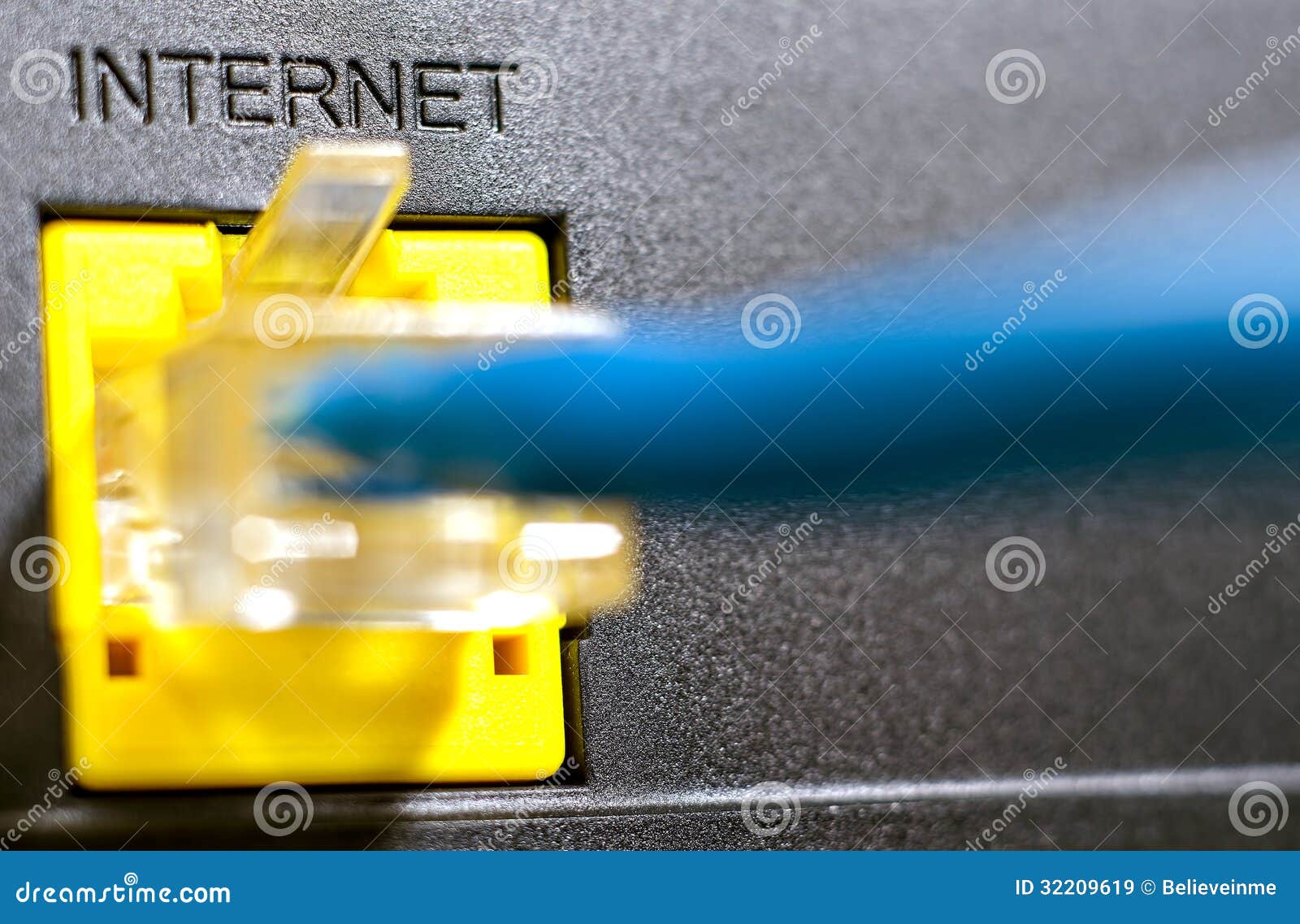 Socket for Internet Connection Stock Image - Image of modem, internet ...
